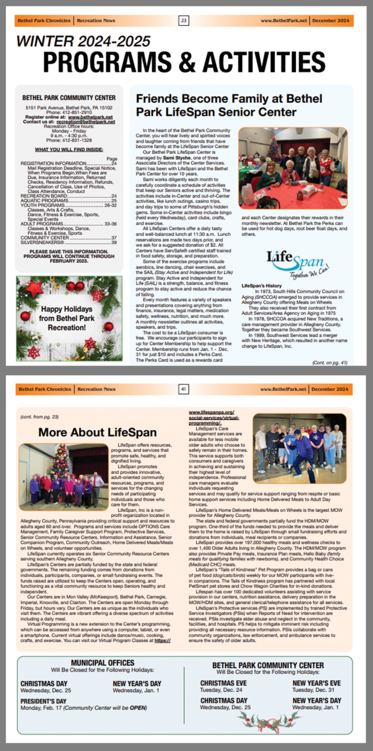 LifeSpan Active Life Centers - LifeSpan