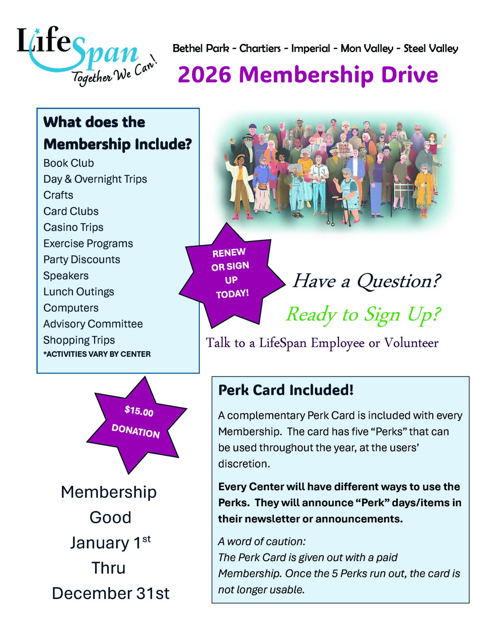 Mon Valley Active Life Center - LifeSpan